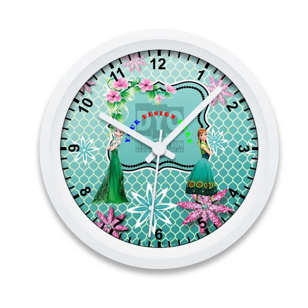 Custom Design Well Shaped Wall Clock For Home Decor – Design Your Own ...