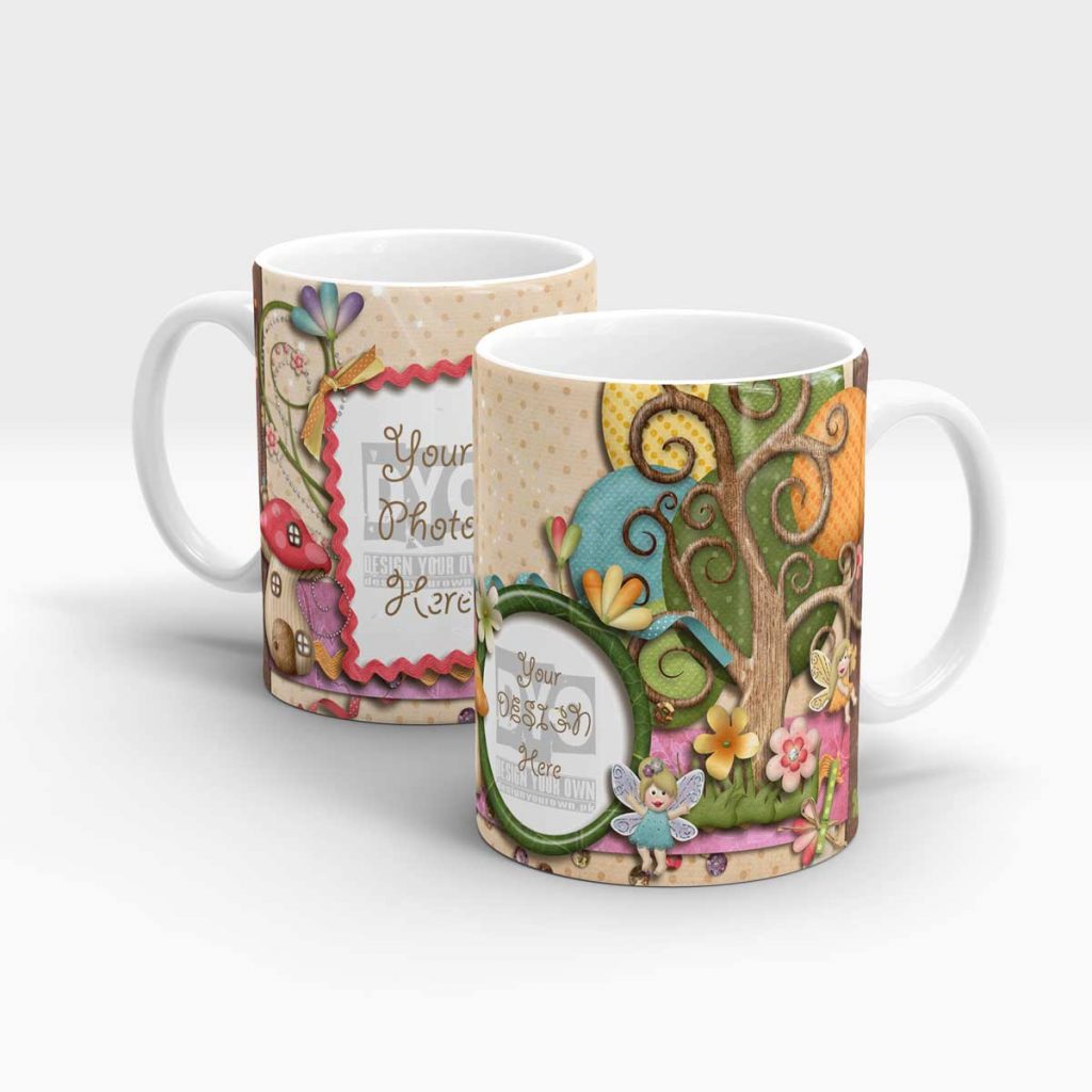 Elegant Green Custom Mug - Design Your Own | Online gift shopping in ...