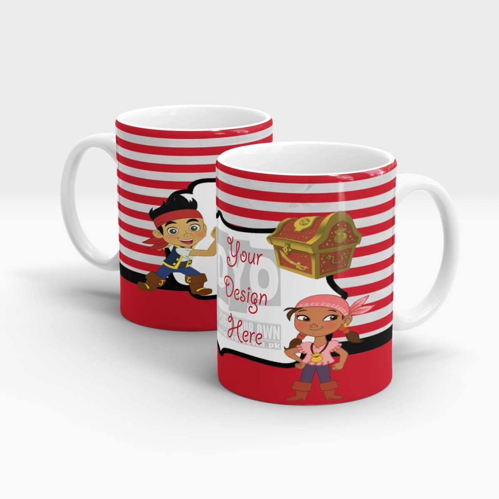 Personalized Printed Mugs for Kids Custom Treasure Hunter Series ...