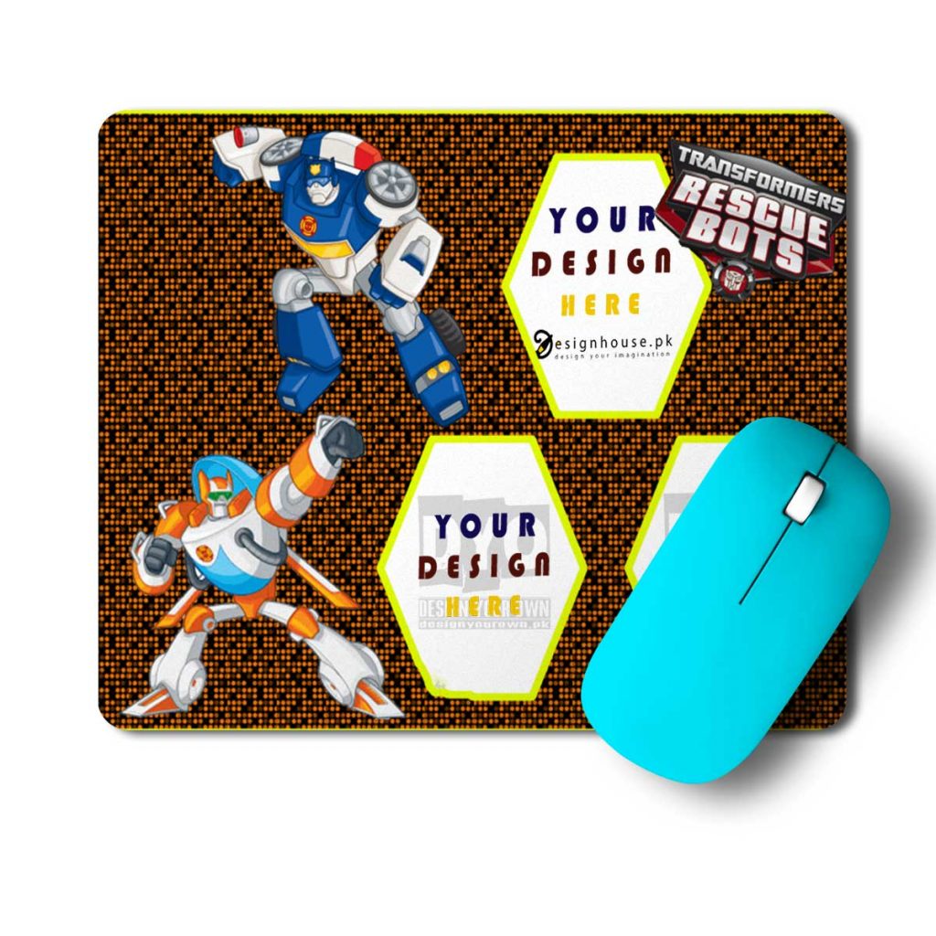 Rescue Bots Customized Mouse Pad - Design Your Own | Online gift ...