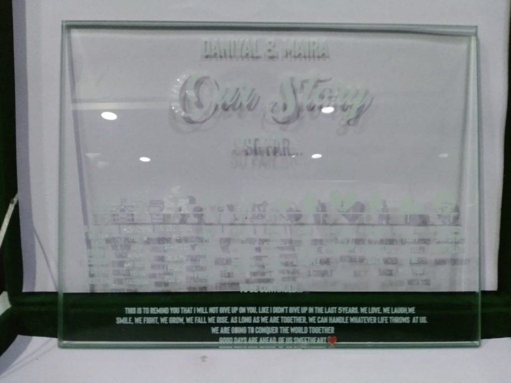 Personalized Gift Plate In Crystal 8MM – Unique Gift for Someone ...