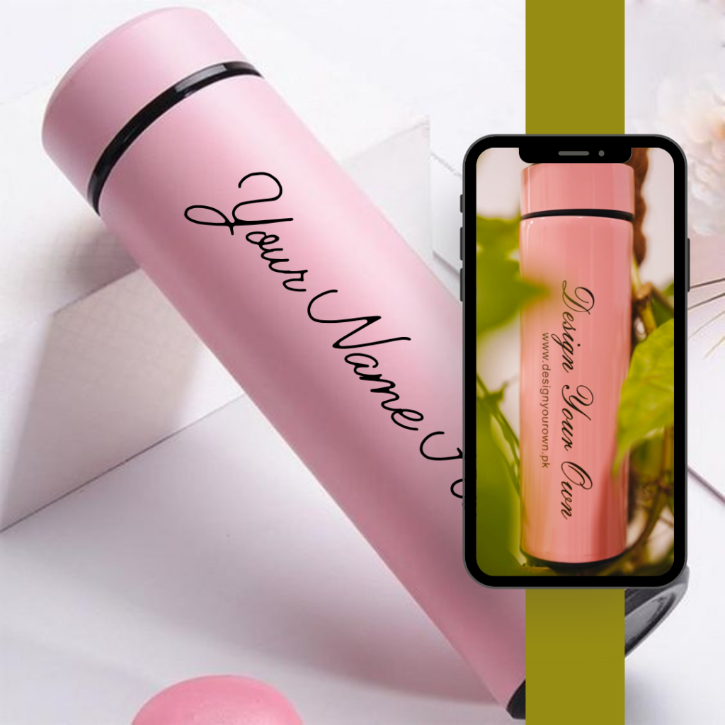 Customized LED Smart Water Bottle | Digital Thermos 17oz With ...